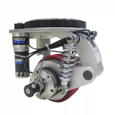 China Agv de ZL-B26B que umedece o torque alto da grande roda do poliuretano da roda do curso do amortecedor Steerable à venda