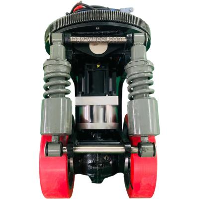 China Rodas de vagão de borracha de umedecimento integrais de Sinolift Noblelift da roda da movimentação do AGV de Impco 10Inches à venda