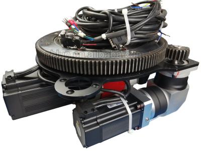 China 1000kg Agv Direct Aandrijvingsstuurwiel met Brushless de Motorbestuurder van Gelijkstroom Te koop