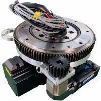 China 170mm AGV Drive Wheel 125mm Diameter 100-750W Servo Motor for Automated Guided Vehicle for sale