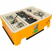 China DC24V 200kg AGV Chassis Robot Platform with Dual Drive Wheel System for sale