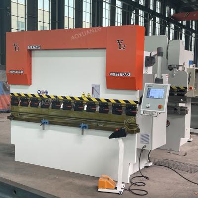 Cina CNC dell'acciaio di 80 Ton Hydraulic Press Brakes Mteal con il regolatore di Tp10s 2500MM in vendita