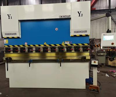 China A imprensa hidráulica automática do CNC do dobrador da chapa metálica trava 100T 2500MM à venda
