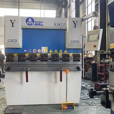 China Máquina de dobra 30T1600MM da imprensa hidráulica de Backgauge do servocontrol de TP10S à venda