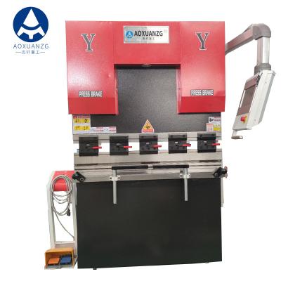 China 4012 Mini Hydraulic Press Brake Plate-Buigmachine die met TP10S-Controlemechanisme vouwen Te koop