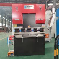 China 4012 Mini Hydraulic Press Brake Plate Bender Folding With TP10S Controller for sale
