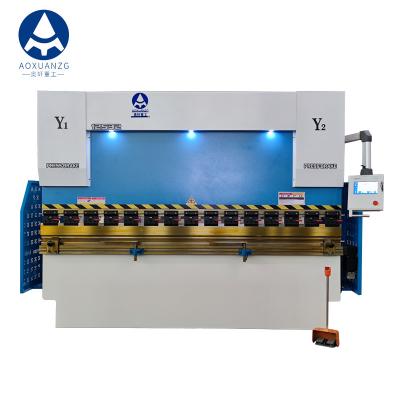 China servocontrol dobro do freio da imprensa hidráulica do aço carbono de 5x3200MM com TP10S à venda