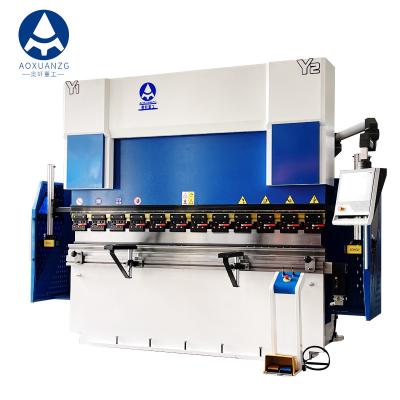 China 110T 2500MM die Hydraulische Persrem CNC met Delem DA53T vouwen Te koop