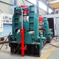 China Universal Upper Three Roller Plate Rolling Machine With PLC Preheating for sale