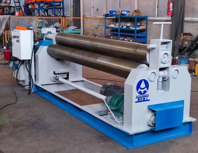 Cina Macchina piegatubi 10x2500mm di piastra metallica del rullo automatico pieno di Eletric tre in vendita