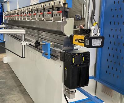 China 8+1 dobrador da imprensa hidráulica da linha central 3200mm 110T com o servo motor principal de DA66T à venda