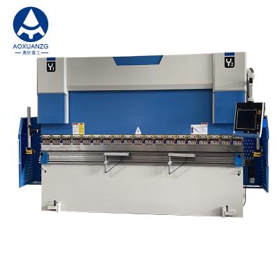 China 160T4000mm Hydraulische CNC-persrem 8 + 1-assige buigmachine Delem DA69T-besturingssysteem Te koop