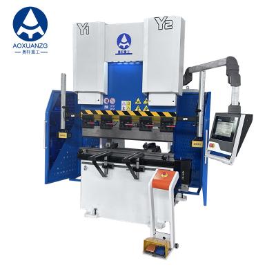 China 400kn 1600 mm afkantpersmachine met DA53T 4 + 1 as CNC hydraulische buigmachine naar BrazilBra Te koop