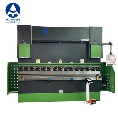 China O controlador Hydraulic Folding Press da eficiência elevada 1600KN Tp10s trava o servo motor do CNC de 3200mm à venda