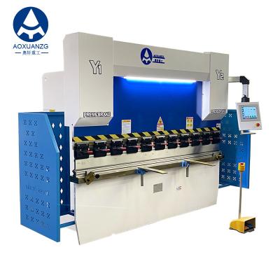 China Tp10s Controlador 40T 2500MM Press Brake Máquina de dobra hidráulica com vedação de proteção opcional à venda