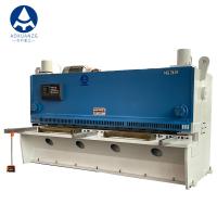 China Efficient Hydraulic Guillotine Shearing Machine 3200mm Cutting Length E21S Controller for sale