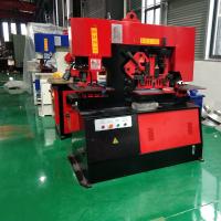 China Q35Y Hydraulic Ironworker Machine , 7.5kw Multi Function Punching Shearing Machine for sale