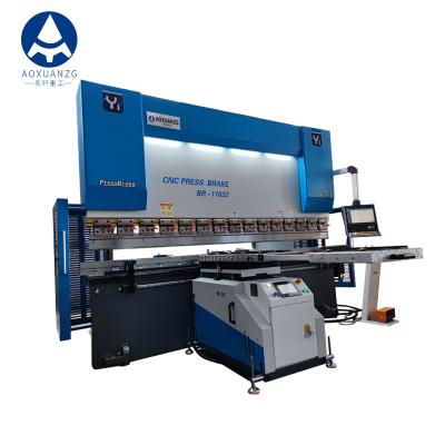 China ASSE automatico 3200MM del freno 8+1 della pressa idraulica di CNC dell'alimentatore 110T che piegano for sale