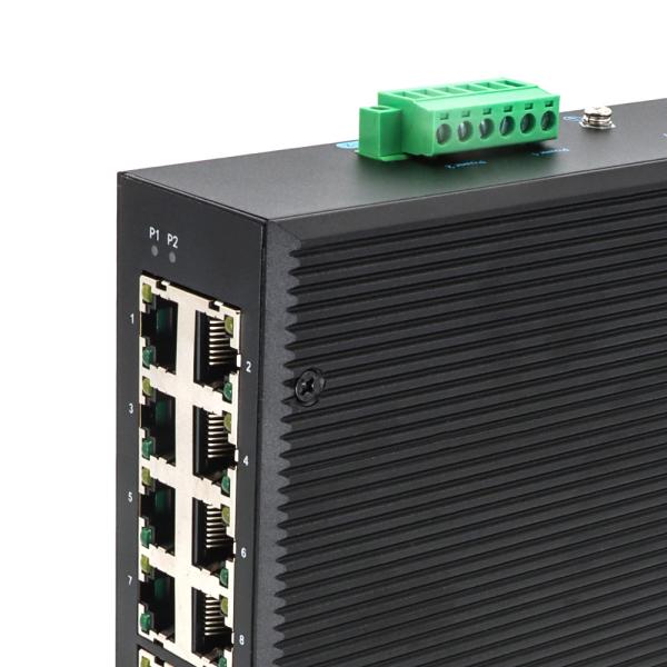 Quality RJ45 Industrial Ethernet Switches 16 Ports Unmanaged Network Switches for sale