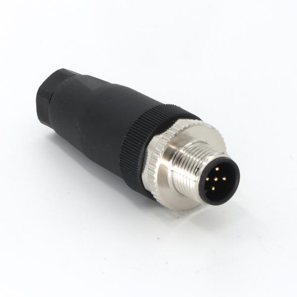 Quality Field Wireable Assembly M12 Connector 8 Pin A Code Male IP67 for sale