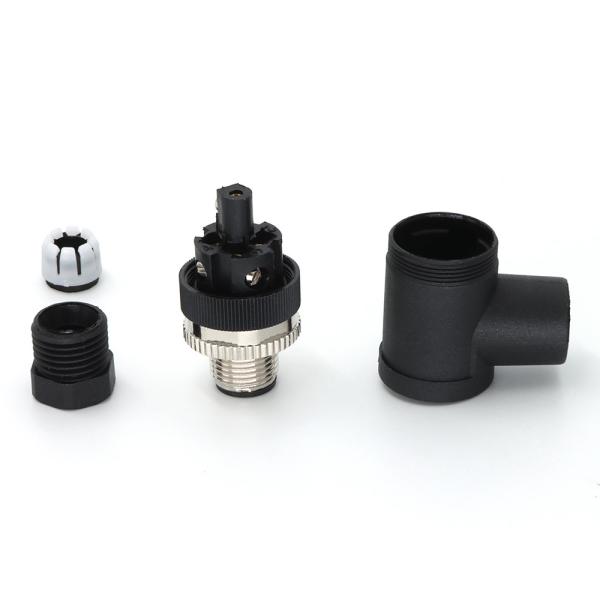Quality Angled Circular M12 Connector 5 Pin IP67 Male for sale