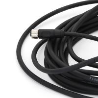 China Straight Female M8 5 Pin Connector Pre Assembled Cable Customized Length B Code for sale