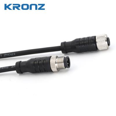 China M12 Connector with Pre-molded Cable 250V IP67 Automation Sensor Connectors for sale