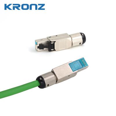 China RJ45 Connetcor Field Termination Plug Shielded Tolless Cat.6/6a/7 RJ45 Plug for sale