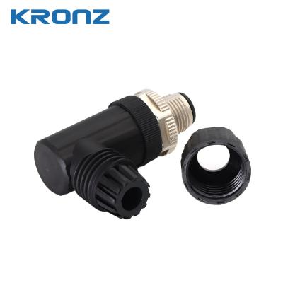 China Corrosion-Resistant M12 Female Connector FPM/FKM Seal Material And Brass Contact Surface for sale