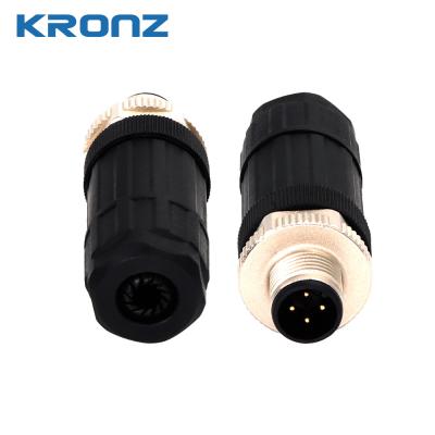 Китай M12 Connector 60V Voltage Straight 5-pin A Code Field-wirable Circular Connectors продается