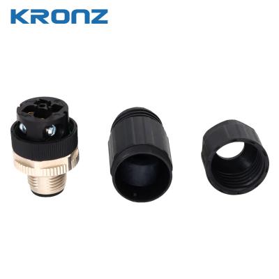 China M12 Circular Connector 8 Pin Waterproof IP67 4-8mm IEC 61076-2-101 Industrial Connectors for sale