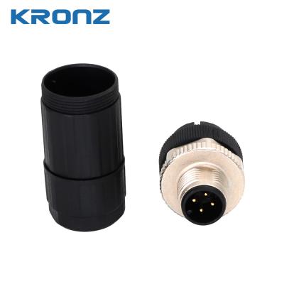 China M12 Connector with NBR Seal Material Aviation Plug PG9 5-pin Circular Connectors IP67 for sale