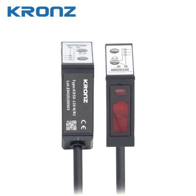 China CMOS Laser Photoelectric Sensors Cable Type RedLED Light Diode Waverlength 655mm for sale