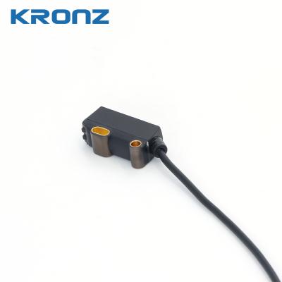 Китай Микро фотоэлектрический датчик 0-120 мм, регулируемое обнаружение, выход PNP NO, видимый красный свет продается