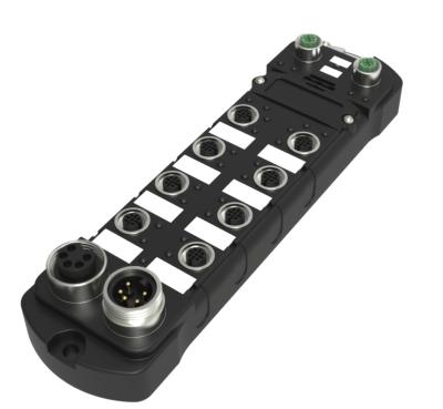 China Compact PROFINET I/O Module with 2DI 12DO 1AI IP67-rated and 10/100 Mbps Communication for sale
