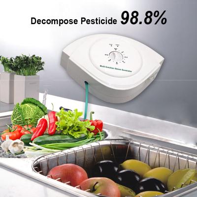 China 400mg/h White Color Household Twist switch ozone fruit and vegetable sterilizer of ozone generator for sale