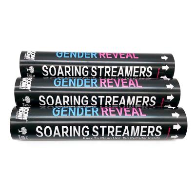China Boomwow Gender Reveal Pink Soaring Streamers for sale