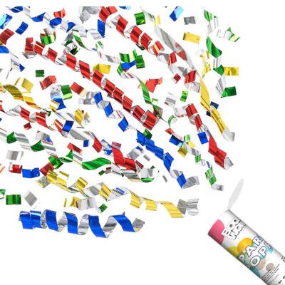 China Boomwow Mix Color Streamers Spring Confetti Cannon for sale