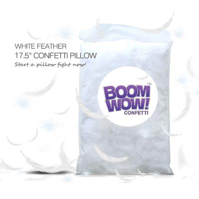 China Boomwow ECO High Quality White Feather Pillow For Party And Festival for sale