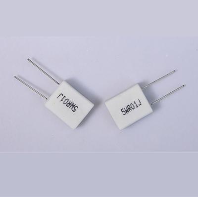 China Non-inductive cement resistance ceramic resistance 5W,Low inductance, low resistance，neutral grounding resistor for sale