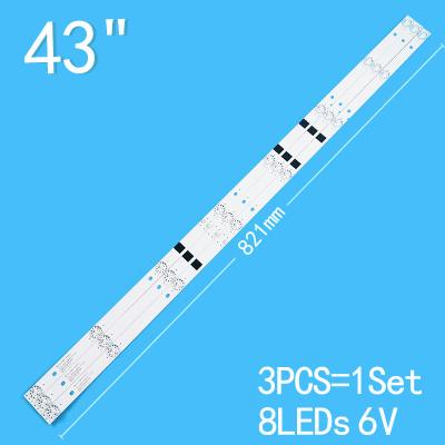 China Para o Lehua T43 43X600 JS-D-JP4310-A81EC E43DU1000 MCPCB à venda