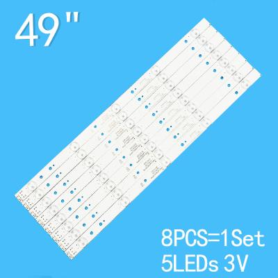 Cina Per 49L3650VM Light Strip 5800-W49003-0P00 SW49D05-C22AG-01 con schermo RDL490FY in vendita