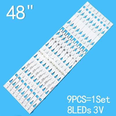 Cina Per il 4C-LB4808-YHE/YHA 48F1600-9X8-3030C-8S1P TCL L48F3700A striscia luminosa in vendita