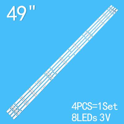 中国 DLED49HD 4X8 1002 1003 1004 945mm LED バックライト ストライプ 8ランプ 販売のため