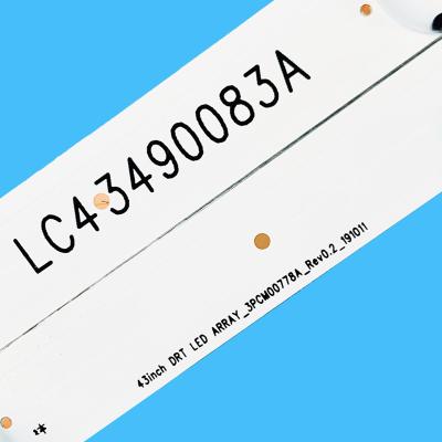 China LC43490083A LED TV achterlicht ARRAY-3PCM00778A-Rev0.2-191011 Te koop