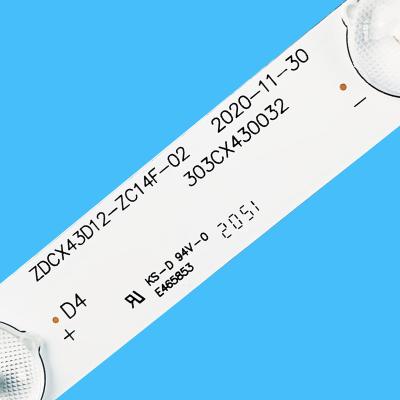 Cina Lumiere di fondo per TV ZDCX43D12-ZC14F-02 HL-00430A28-1201S-01 CX430M02 CX430DLEDM LC430DUY-SHA1 in vendita