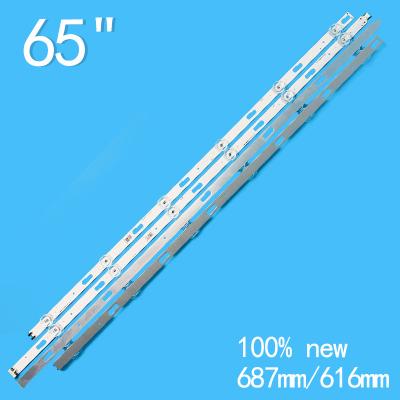 Cina JL.D650C1330-408AL-M Striscia di retroilluminazione a LED UN65TU8000 UN65TU8200 UN65TU7000 SVC650AG6_R/L in vendita