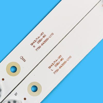 Cina LG Immersion TV Backlight LED43UG620V 43UJ620V Light Strip SK43L71A-V01 SW43D09R-ZC22AG in vendita
