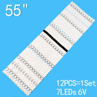 Cina Per la banda luminosa MS-L2819 V1 55D6B7CX61518 SKYTECH ST-6550US SMX6566USM in vendita
