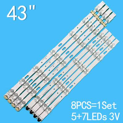 Cina UE43KU7000 Samsung TV Backlight MU7000 UE43KU7000 UE43MU6300 LM41-00269A 00268A in vendita